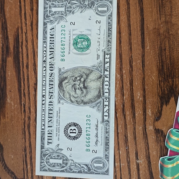 Holiday | Novelty One Dollar Bill With Unique Design | Poshmark